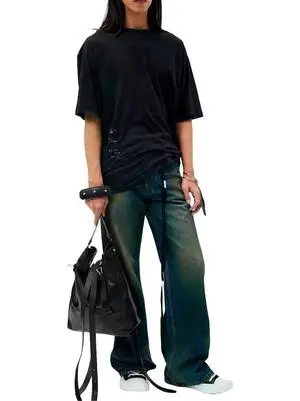ANN DEMEULEMEESTER Dieter Graphic-print T-shirt - Black