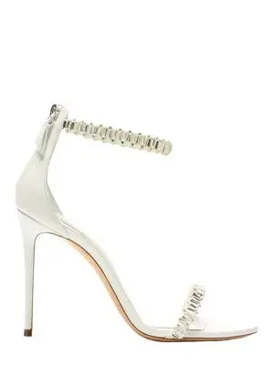 Casadei Embellished Stiletto Sandals - White