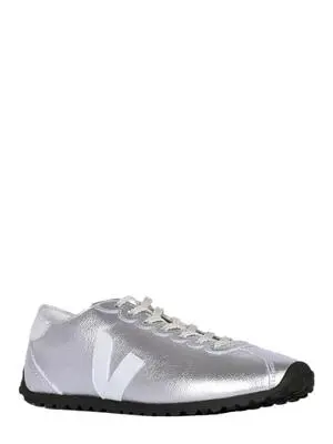 VEJA Cateyes Metallic Lace-up Sneakers - Silver