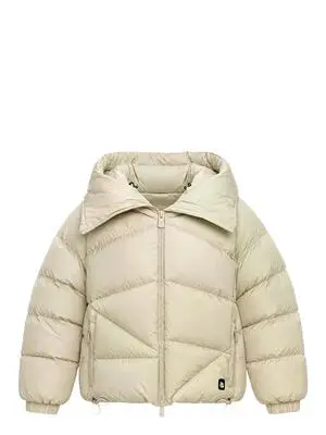 Bacon Double B Hooded Down Jacket - Neutrals