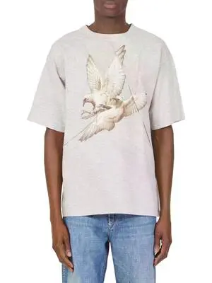 MAISON MARGIELA Bird-print T-shirt - Grey