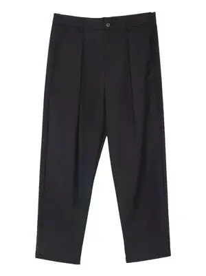 A.p.c. Pleated Straight-leg Trousers - Blue