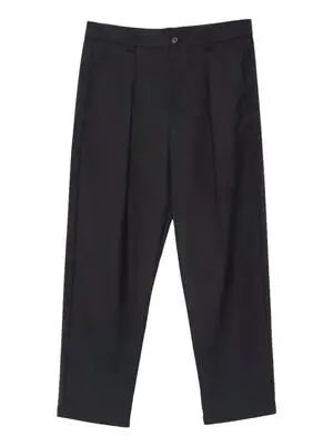 A.p.c. Pleated Straight-leg Trousers - Blue