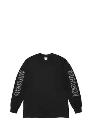 Supreme X Spitfire Logo Print Sweatshirt - Black
