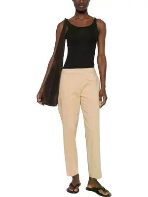 CLIPS Tailored Trousers With Elasticated Waistband - Neutrals