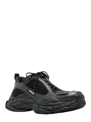 Balenciaga Triple S 2 Lace-up Sneakers - Black