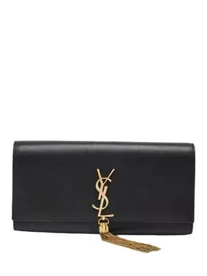 Saint Laurent 2018 Kate Tassel Clutch Bag - Black