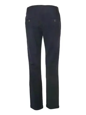 Brunello Cucinelli Tailored Trousers With Cuffed Hems - Blue