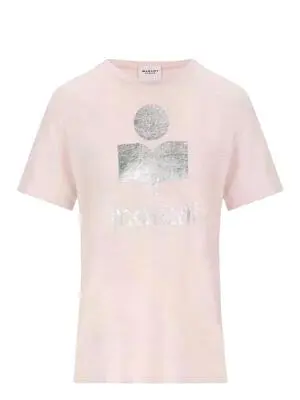 Isabel Marant Étoile Logo Print T-shirt - Pink