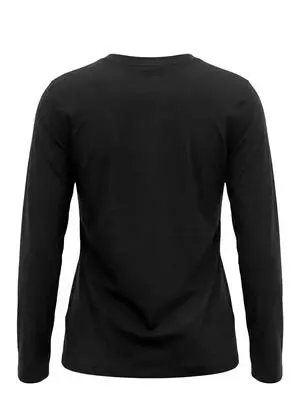 Pinko Love Birds Long-sleeved T-shirt - Black
