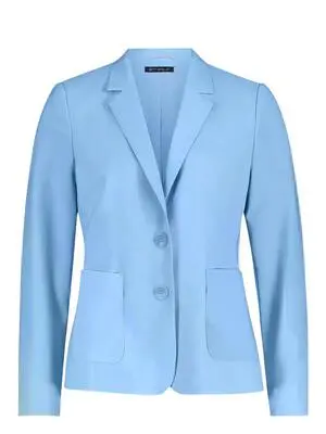 BETTY BARCLAY Notched Lapel Blazer - Blue