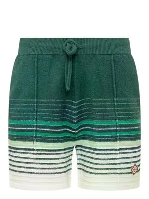CASABLANCA Casablanca Bouclé Striped Shorts