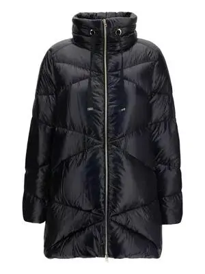 Herno Quilted Drawstring-hood Jacket - Blue