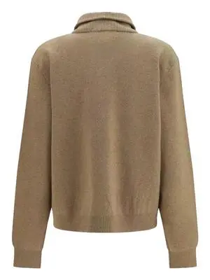 RÓHE Mouliné Zip-fastening Sweater - Neutrals