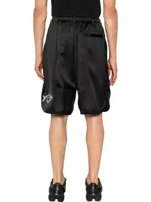 Y3 Logo Detail Drawstring Shorts - Black
