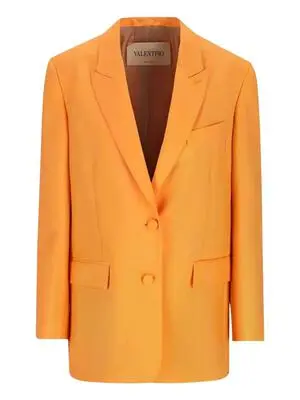 Valentino Garavani Single-breasted Blazer - Orange