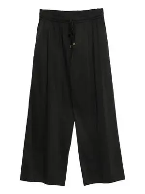 CLIPS Drawstring Waist Trousers - Black