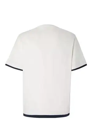 Fendi Embroidered-logo Layered-detail T-shirt - White