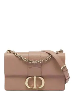 Dior 30 Montaigne Leather Shoulder Bag - Neutrals