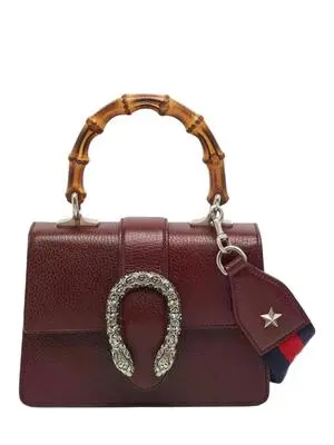 Gucci Mini Dionysus Bamboo Satchel Bag - Red