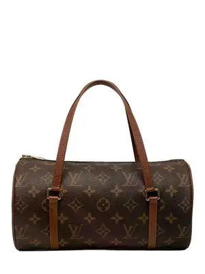 LOUIS VUITTON Monogram Papillon 26 Handbag - Brown
