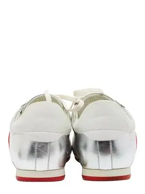 CHRISTIAN LOUBOUTIN My K Low Lace-up Sneakers - Silver