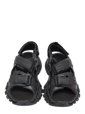 Balenciaga Track Slingback Sandals - Black