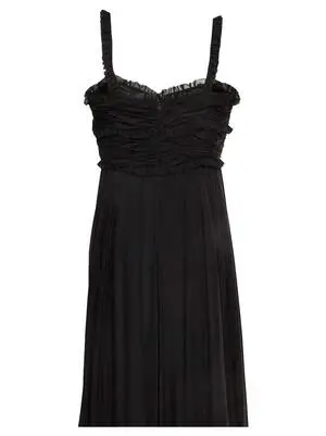 Carolina Herrera Crepe Bustier Maxi Dress - Black