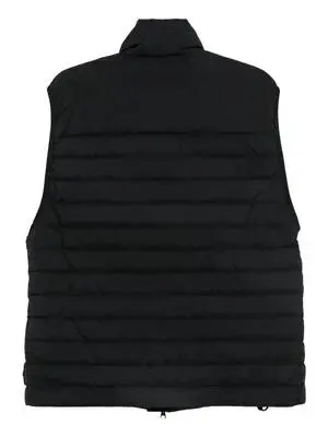 Stone Island Quilted Logo Patch Gilet - Blue