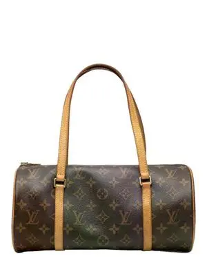 LOUIS VUITTON 2003 Monogram Papillon 30 Handbag - Brown