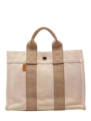 HERMÈS Hermès Canvas Fourre Tout PM Tote Bag