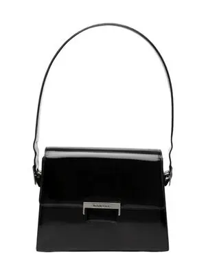 Saint Laurent Patent Leather Shoulder Bag - Black