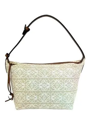 Loewe Small Anagram Cubi Bag Shoulder Bag - Neutrals