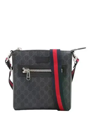 GUCCI Gucci GG Supreme Web Messenger Bag