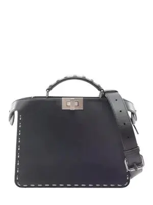 Fendi Selleria Peekaboo Satchel - Black