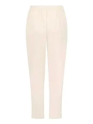 BETTY BARCLAY Pleated Turn-up Trousers - Neutrals