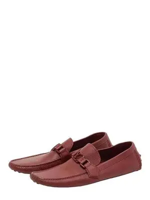 LOUIS VUITTON Monte Carlo Buckle Loafers - Red