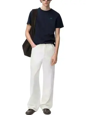 Loewe Regular Fit T-shirt In Cotton - Blue