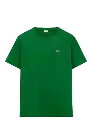 Loewe Regular Fit T-shirt In Cotton - Green