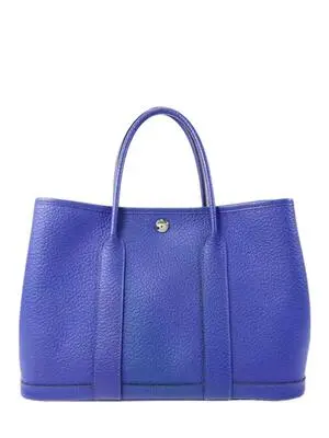 Hermès 2018 Tpm Garden Party Tote Bag - Blue