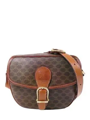 Celine Macadam Shoulder Bag - Brown