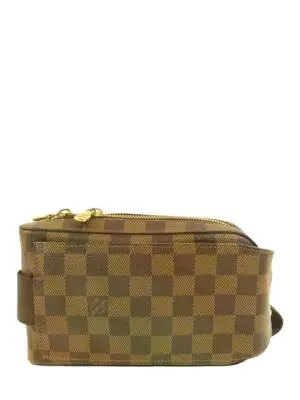 LOUIS VUITTON Geronimos Damier Ebene Belt Bag - Brown