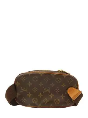 LOUIS VUITTON Monogram Pochette Gange Belt Bag - Brown