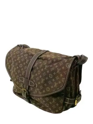 LOUIS VUITTON Monogram Mini Saumur Shoulder Bag - Brown