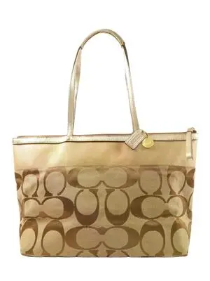 COACH VINTAGE Logo-detail Tote Bag - Neutrals