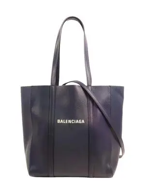 Balenciaga Everyday Xs Leather Tote Bag - Blue