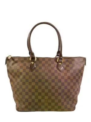 LOUIS VUITTON Saleya Mm Damier Tote Bag - Brown