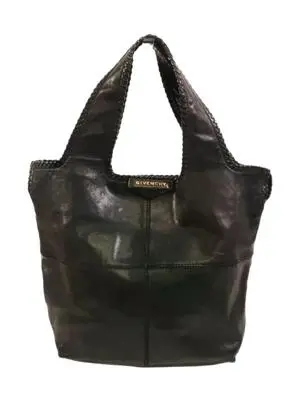 Givenchy Braided-trim Leather Tote Bag - Black