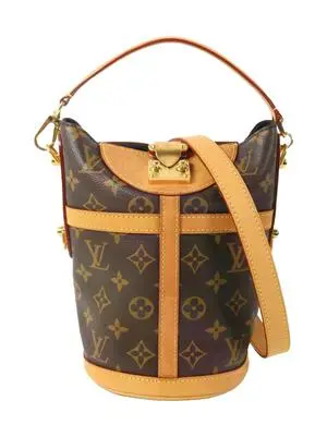 LOUIS VUITTON Monogram Duffle Bucket Bag - Brown