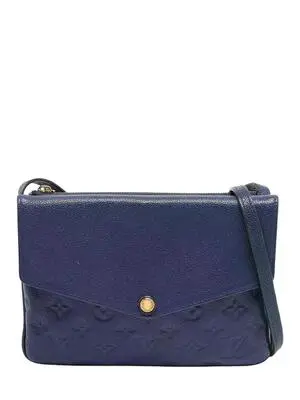 LOUIS VUITTON 2015 Twinset Monogram Cross Body Bag - Blue